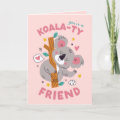 Cute Koala Kid's Classroom Valentine's Day Holiday Card | Zazzle