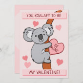 Cute Koala-ty Valentines Day Card | Zazzle