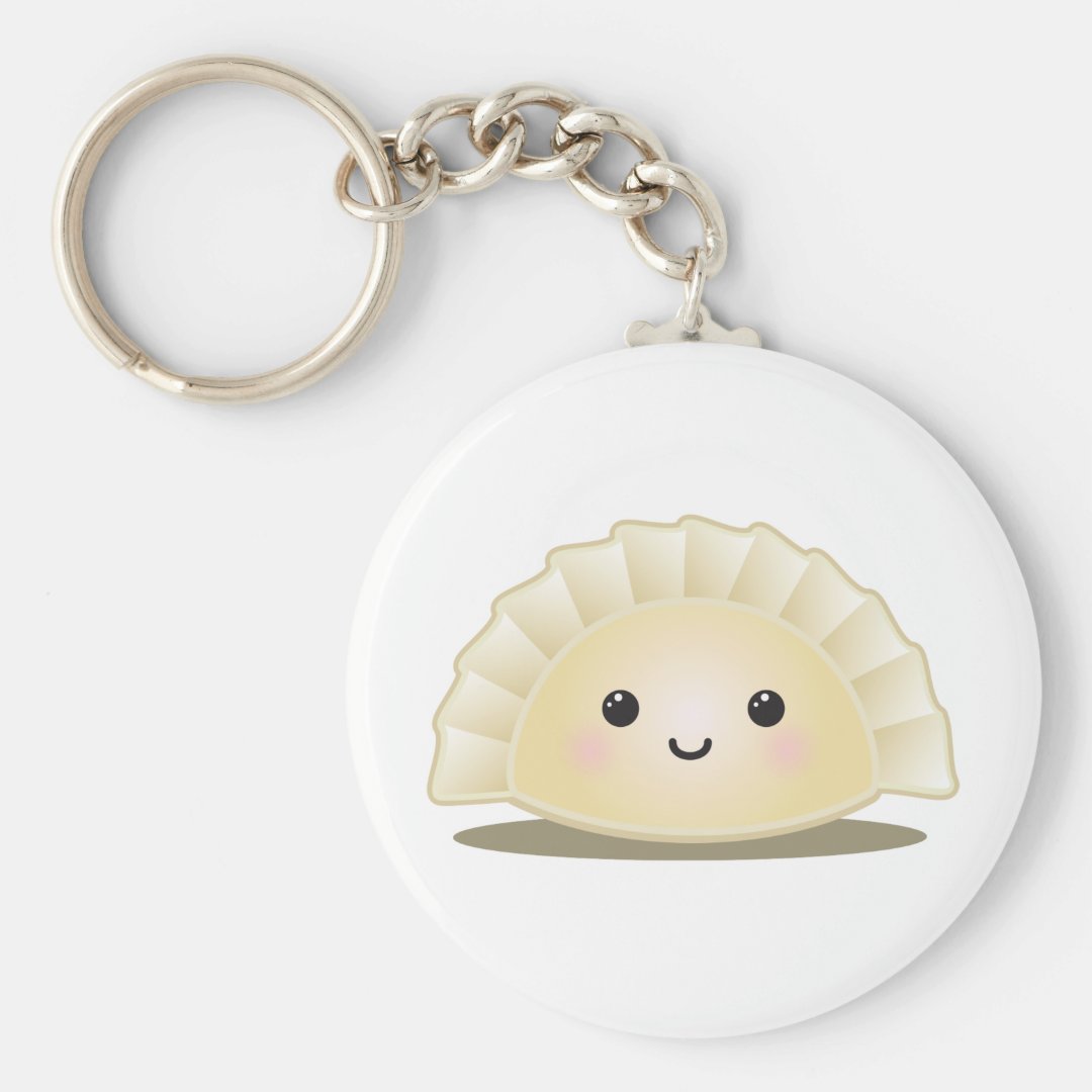 Cute Korean Mandu Keychain | Zazzle
