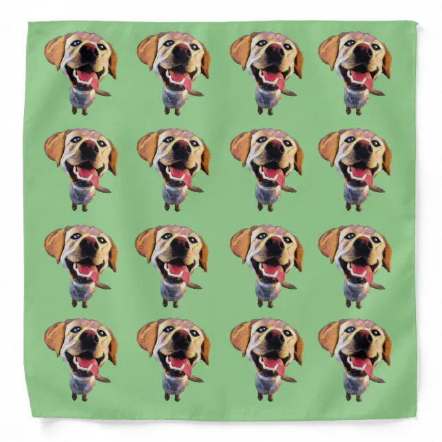Cute Labrador Retriever Bandana | Zazzle