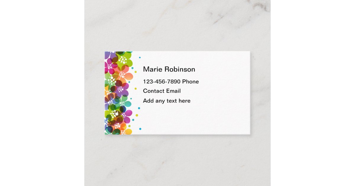 Cute Ladies Personal Contact Business Cards | Zazzle