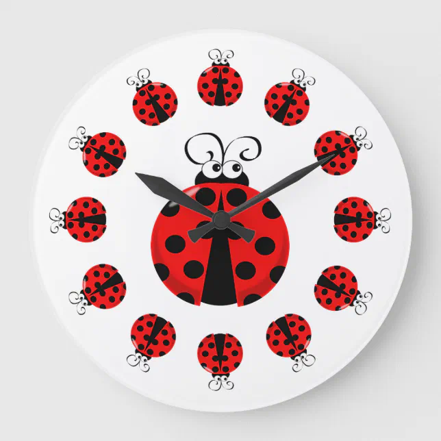 Cute Ladybug Clock | Zazzle