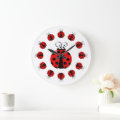 Cute Ladybug Clock | Zazzle