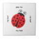 Cute Ladybug Drawing Ceramic Tile | Zazzle