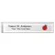 Cute Ladybug Drawing Desk Name Plate | Zazzle