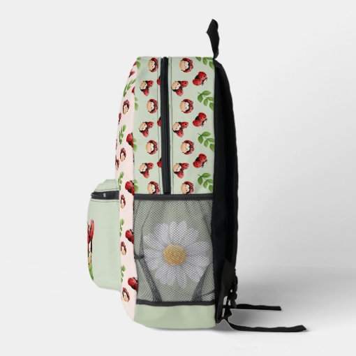 Cute LadyBug Pattern Kids Backpack | Zazzle
