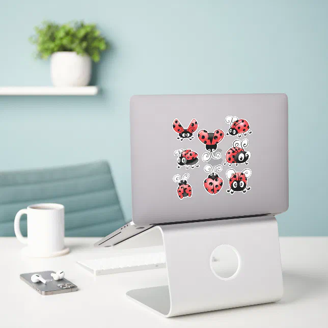 Cute Ladybug Sticker | Zazzle