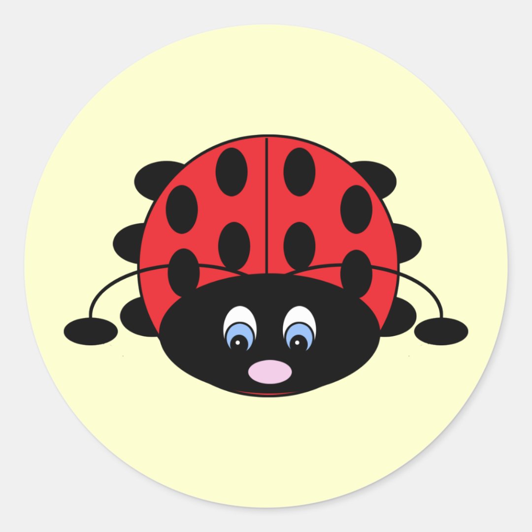 Cute Ladybug Stickers | Zazzle