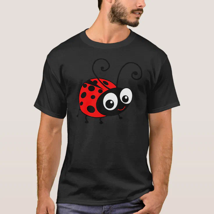Cute Ladybug T-Shirt | Zazzle