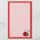 Cute ladybug writing paper | Zazzle