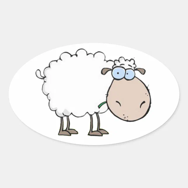Cute Lamb Sticker | Zazzle