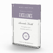 Cute Lavender Minimal Logo Award of Excellence | Zazzle