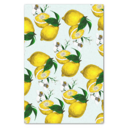 Cute Lemon Tissue Paper | Zazzle
