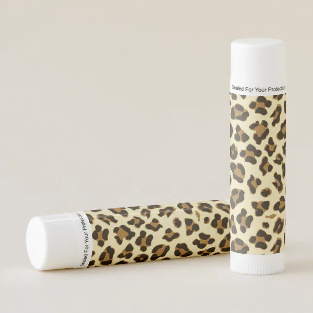 Cute Leopard Print Lip Balm | Zazzle