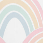 Cute Light Pastel Rainbow Scallop Pattern Wallpaper | Zazzle