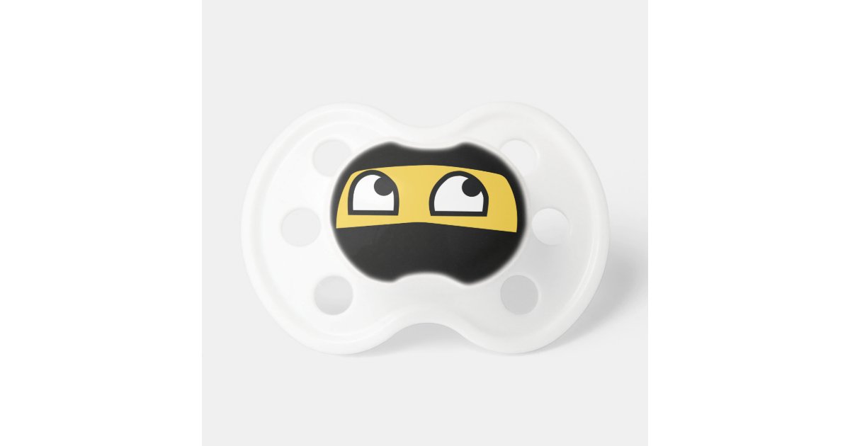 Cute Lil' Ninja emoji Pacifier | Zazzle