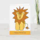 Cute Lion Birthday Card | Zazzle