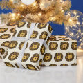 Cute lion wrapping paper | Zazzle