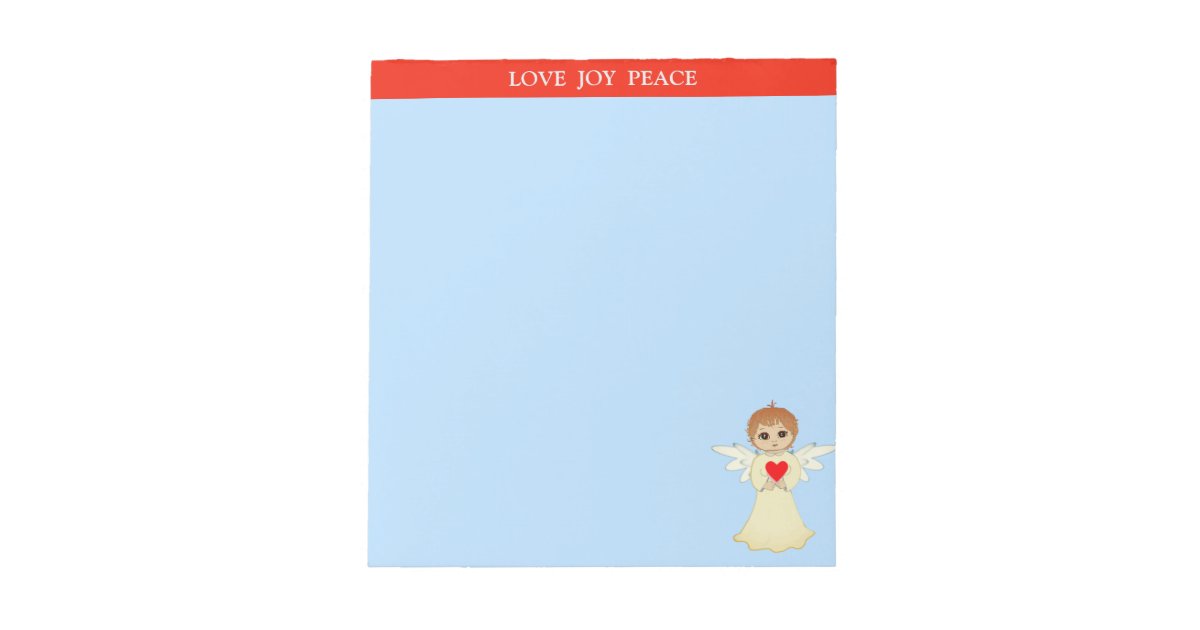 Cute Little Angel Notepad | Zazzle
