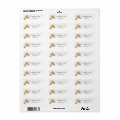 Cute Little Angel Return Address Label | Zazzle