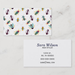 cute little bugs insects business card | Zazzle