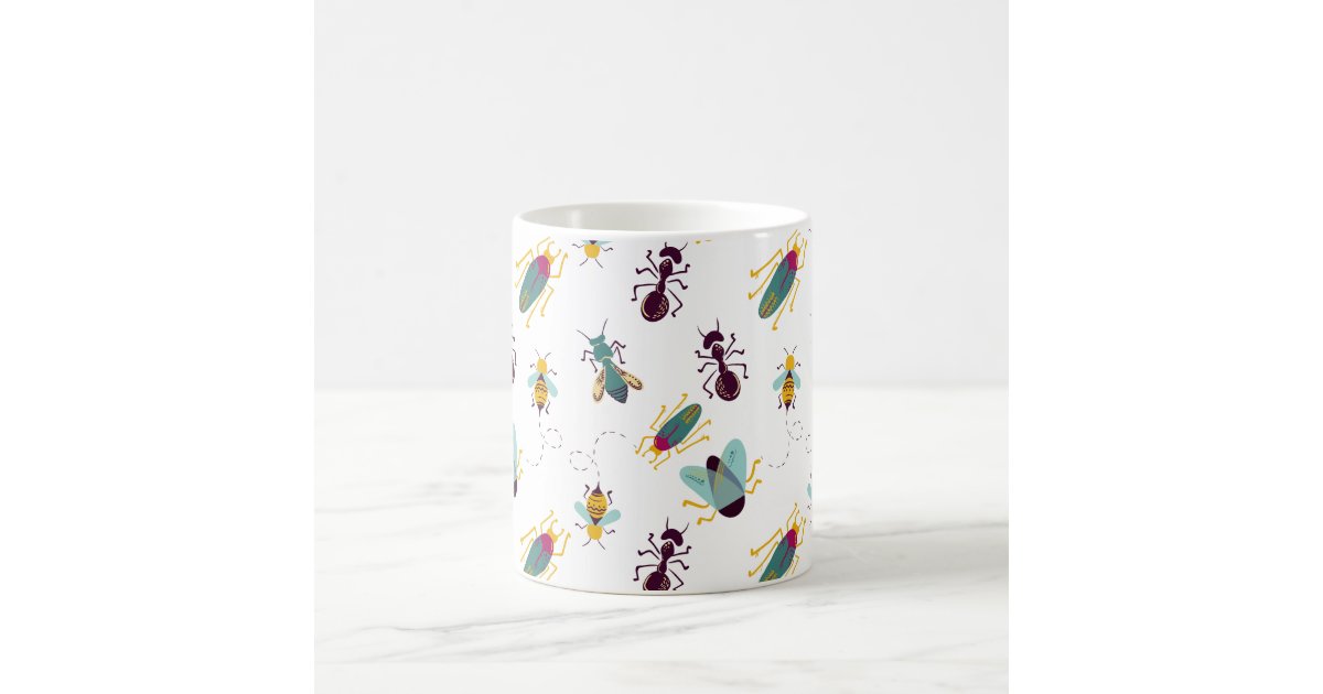 cute little bugs insects coffee mug | Zazzle