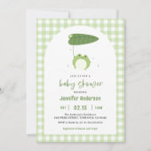 Cute Little Frog Baby Shower Invitation | Zazzle