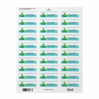 Cute Little Froggy Return Address Labels | Zazzle