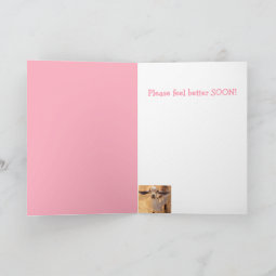 Cute Little Goat Get Well Card | Zazzle
