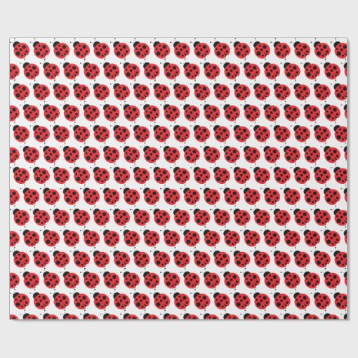 Cute Little Ladybug Wrapping Paper | Zazzle