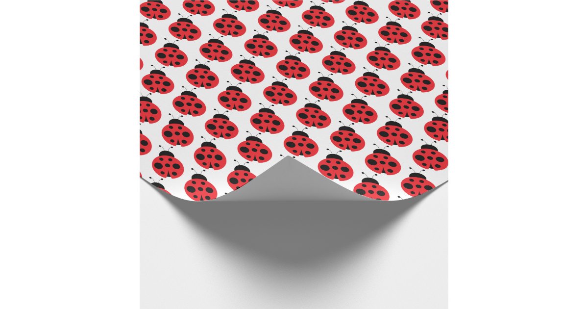 Cute Little Ladybug Wrapping Paper | Zazzle