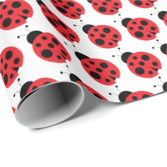 Cute Little Ladybug Wrapping Paper | Zazzle