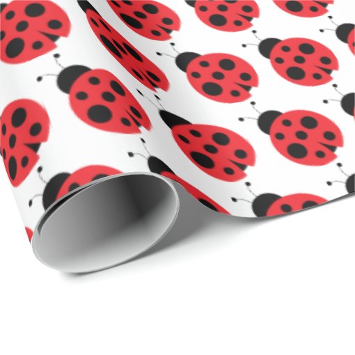 Cute Little Ladybug Wrapping Paper | Zazzle