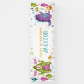Cute Little Monsters Birthday Party Banner | Zazzle