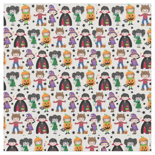 Little Monsters Fabric | Zazzle.com