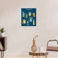 Cute Little Monsters Personalized Poster | Zazzle