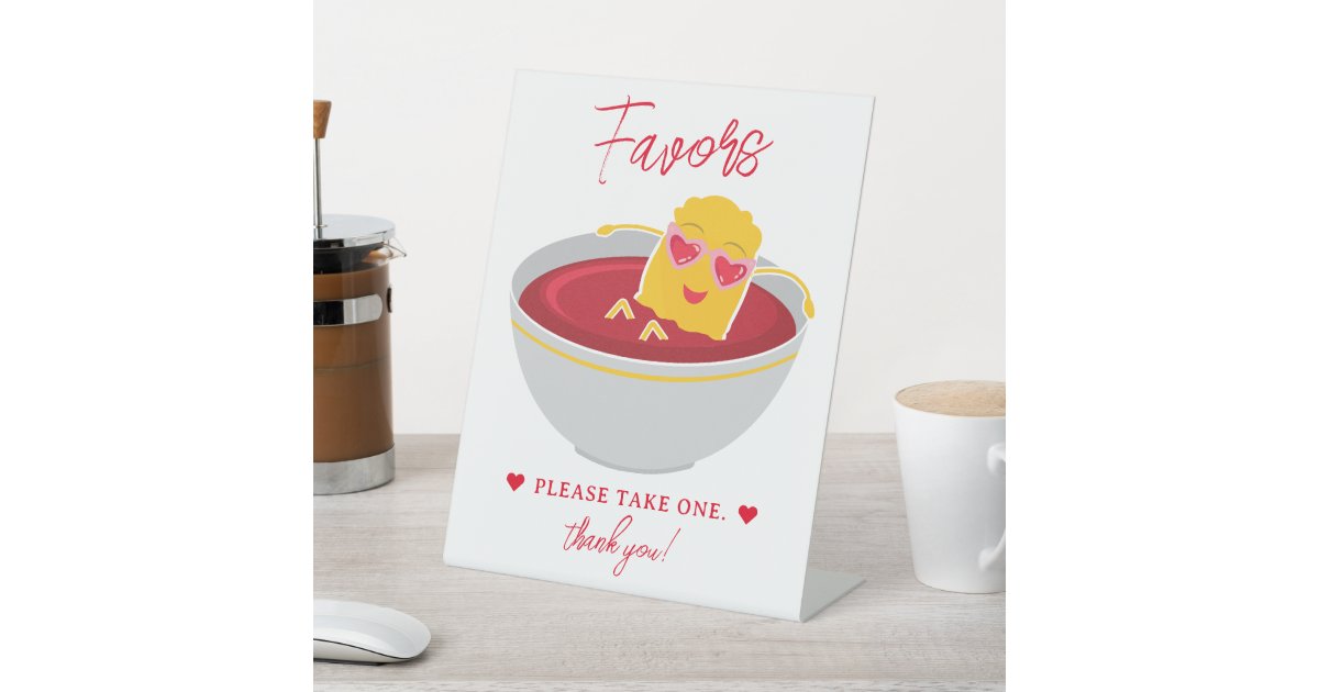 Cute Little Nugget Girl Baby Shower Favors Pedestal Sign | Zazzle