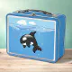 Cute Little Orca Whale in Ocean Metal Lunch Box | Zazzle