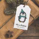 Cute Little Penguin Personalized Christmas Gift Tags | Zazzle