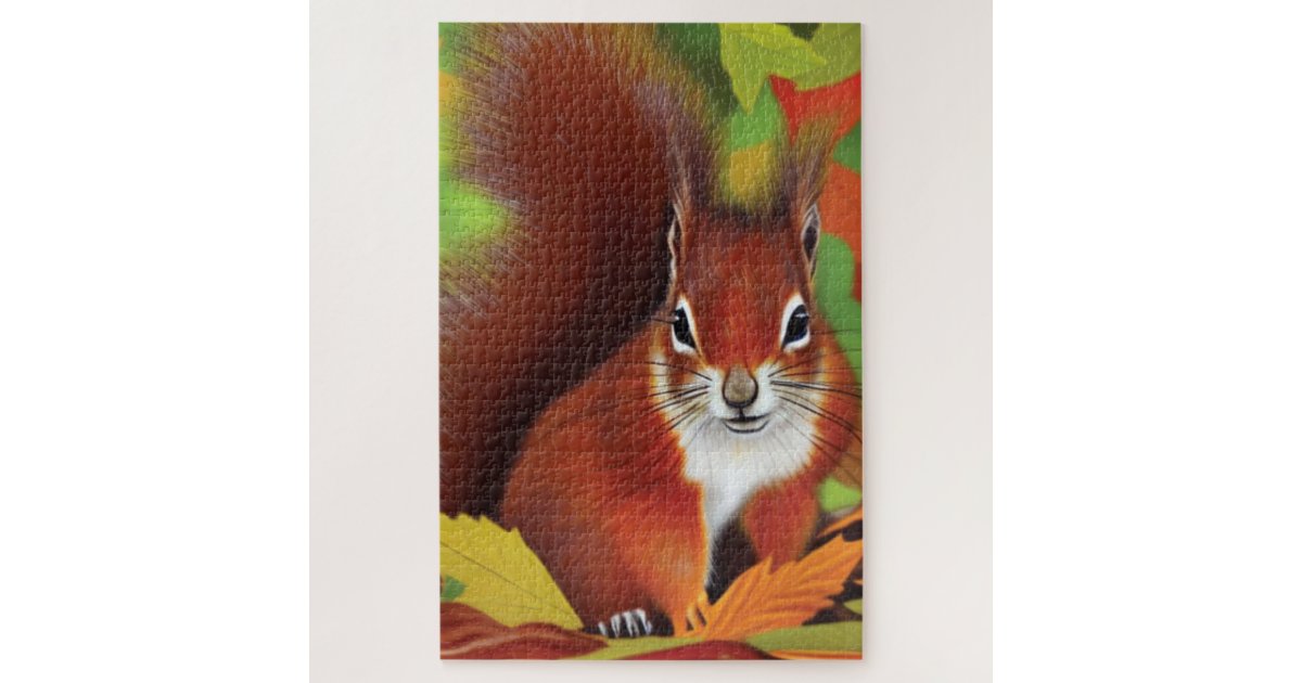 Cute Little Squirrel Jigsaw Puzzle | Zazzle