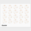 Cute little sunshine Sun Rainbow baby shower Classic Round Sticker | Zazzle