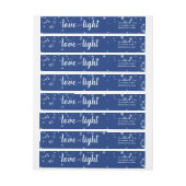 Cute Love and Light Stars Hanukkah Address Label | Zazzle