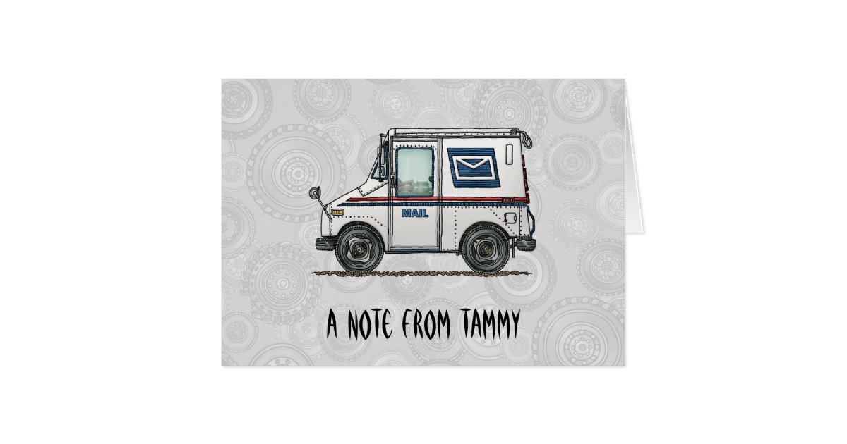 Cute Mail Truck | Zazzle
