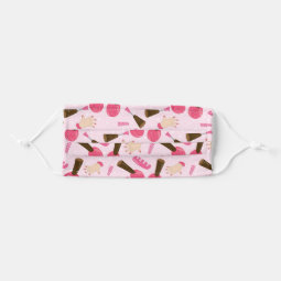 Cute Manicurist Nail Salon Adult Cloth Face Mask | Zazzle