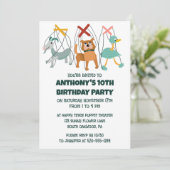 Cute Marionettes Puppet Show Themed Kids Birthday Invitation | Zazzle