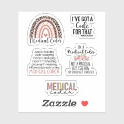 Cute Medical Coder Sticker Pack, Medical Coding | Zazzle