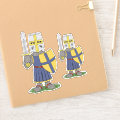 Cute Medieval Knight Sticker | Zazzle