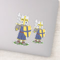 Cute Medieval Knight Sticker | Zazzle