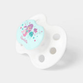 Cute Mermaid Personalized Girl Pacifier | Zazzle