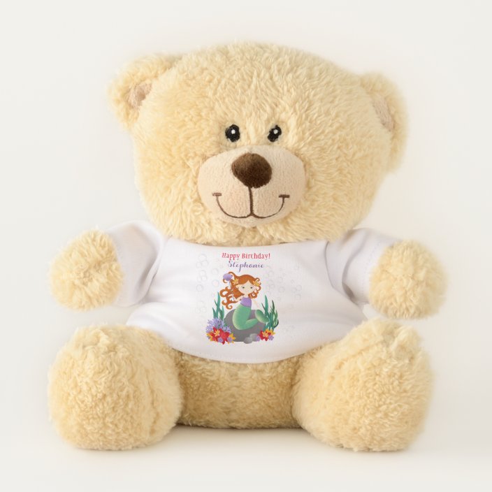 Cute Mermaid Teddy Bear | Zazzle.com